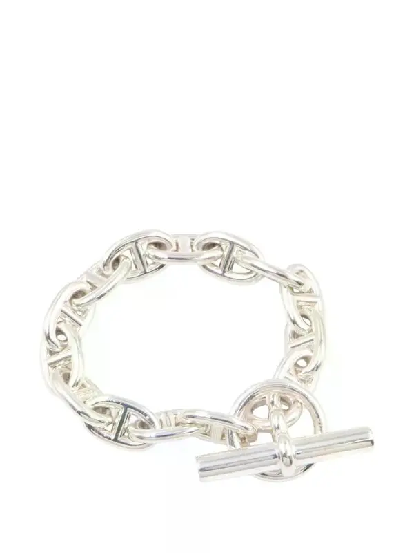 Hermès Tone Anchor Chain Pm Bracelet - Silver