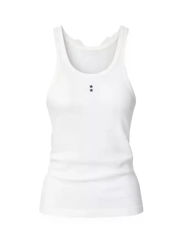 ICON DENIM LOS ANGELES Emily Ribbed Star-motif Tank Top