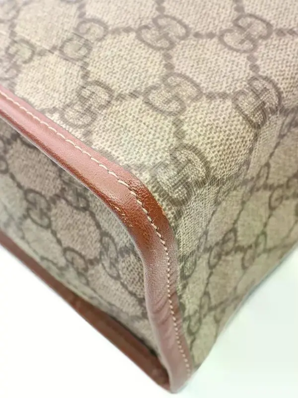 Gucci 2000s Gg Plus Web Tote Bag