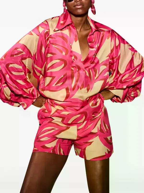 Themis Z Ismene Abstract-print Blouse