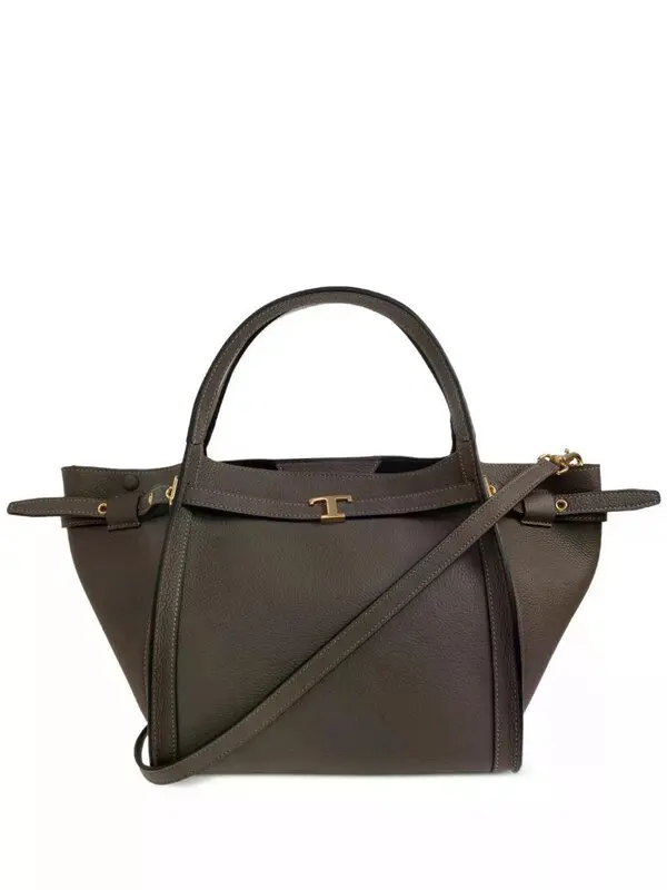 TOD'S T Signature Shopping Bag - Brown