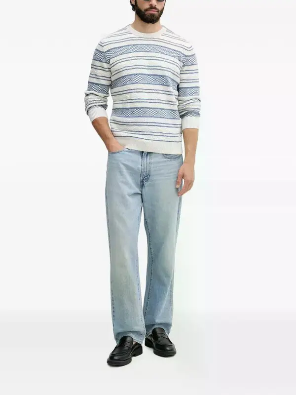 Guess Fair Isle Cable-knit Sweater