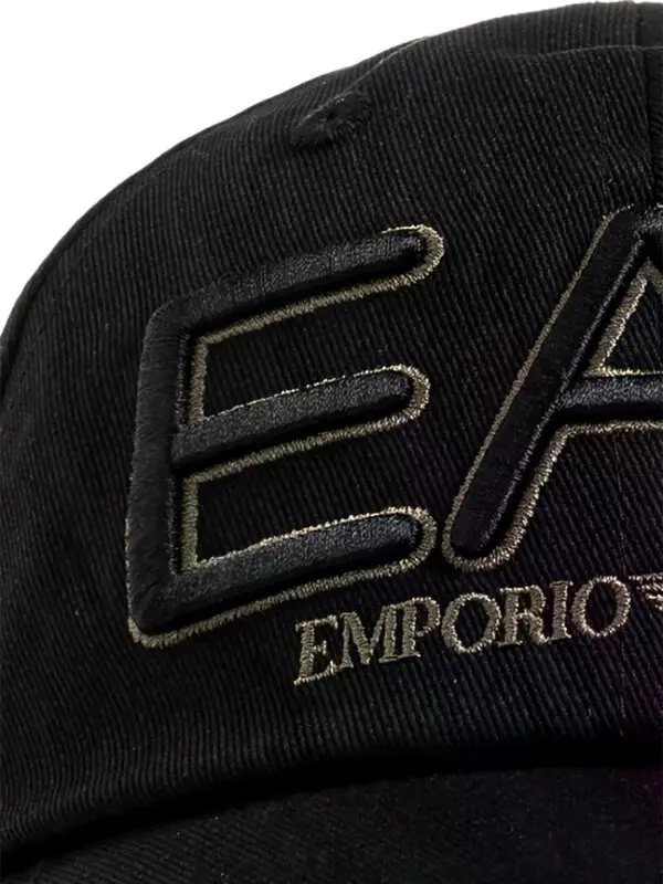 EA7 Logo-embroidered Baseball Cap