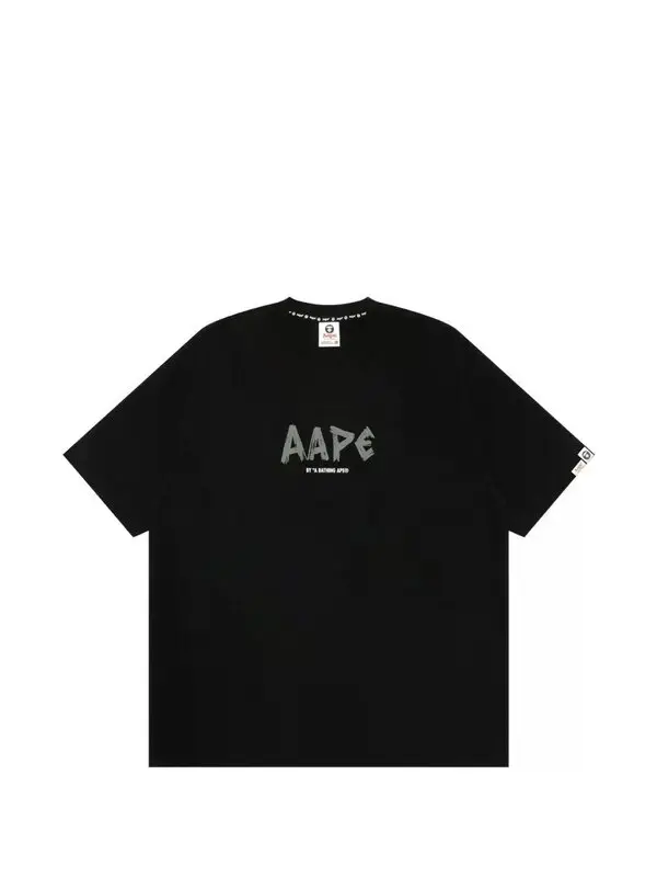 AAPE BY *A BATHING APE Aapeunvs Logo-print T-shirt - Black