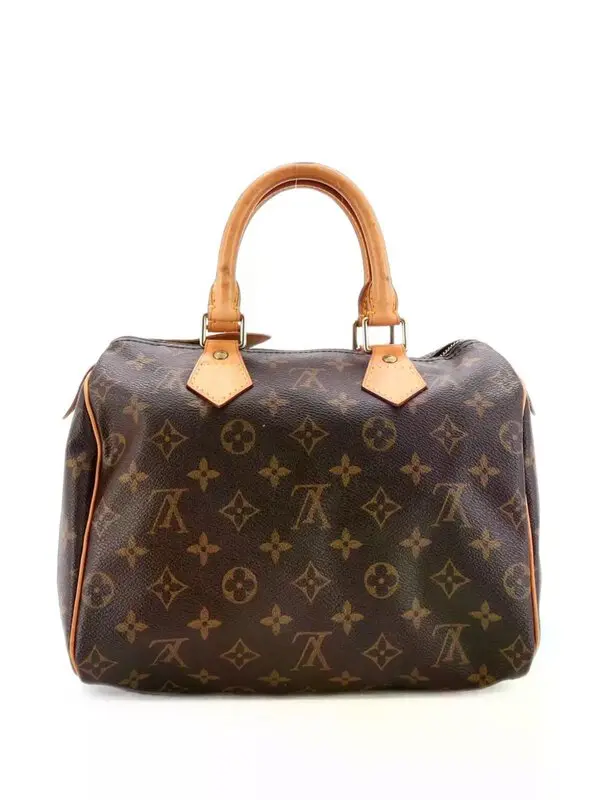 LOUIS VUITTON Speedy Handbag Monogram Canvas 25 Satchel
