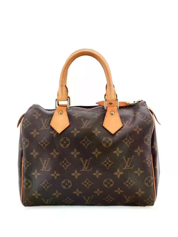LOUIS VUITTON Speedy Handbag Monogram Canvas 25 Satchel