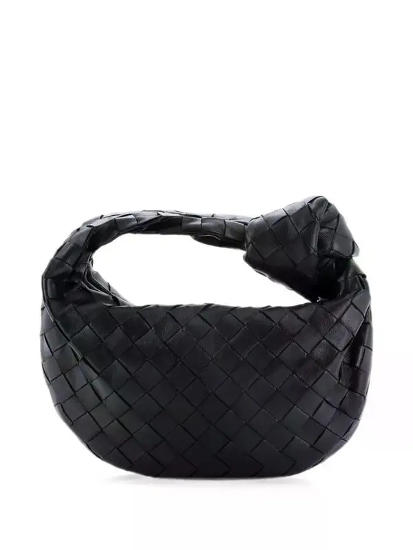 Bottega Veneta Bv Jodie Intrecciato Nappa Mini Hobo Bag - Black