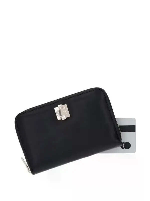 Guess Logo-plaque Zip-around Wallet