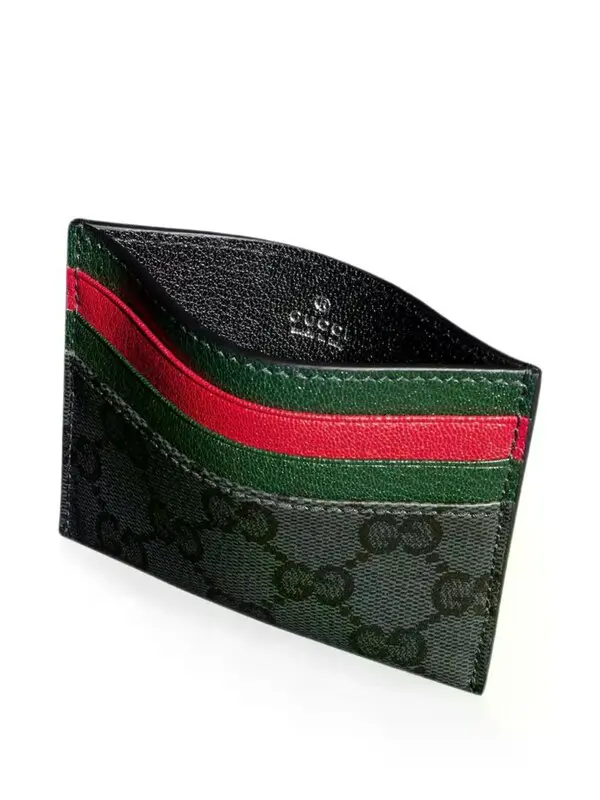 Gucci Card Case With Web Card Slots