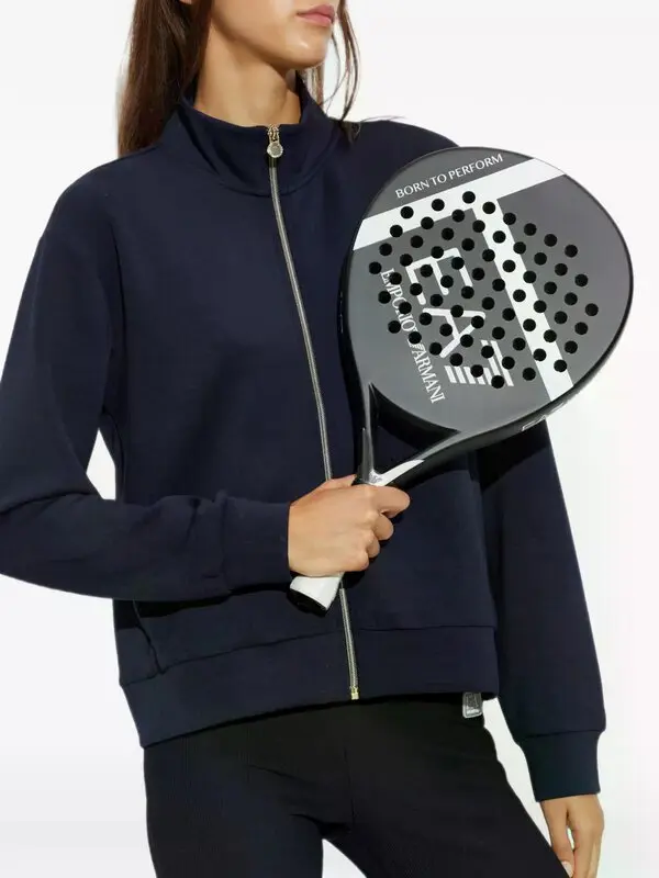 EA7 Logo-print Paddle Racket