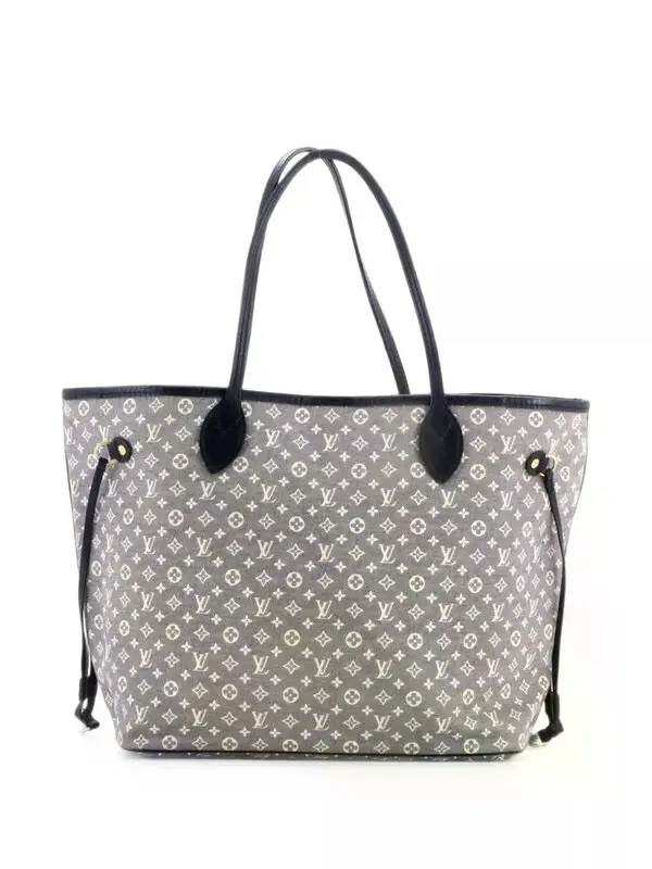 LOUIS VUITTON Neverfull Monogram Idylle Mm Tote Bag - Blue