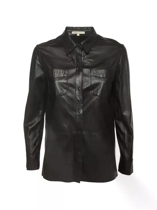 Maje Fedda Button-down Shirt Jacket