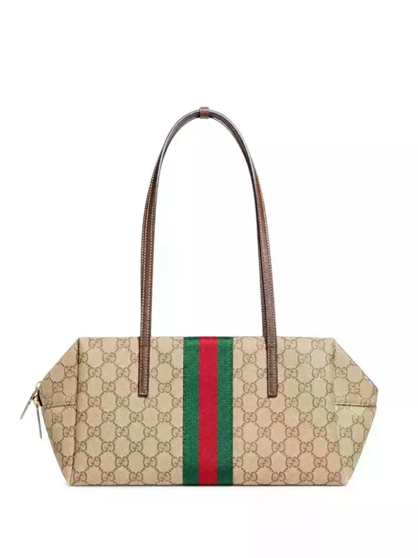Gucci Gg Supreme Web Medium Tote Bag