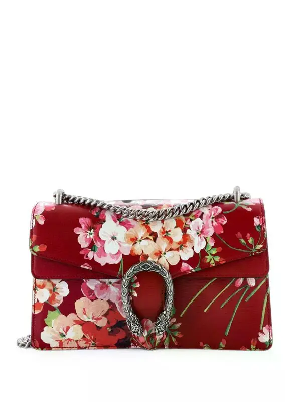 Gucci Dionysus Bag Blooms Print Leather Small Shoulder Bag - Multicolour