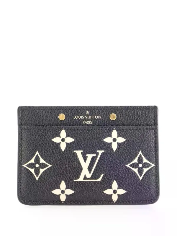 LOUIS VUITTON Bicolor Monogram Empreinte Giant Card Holder
