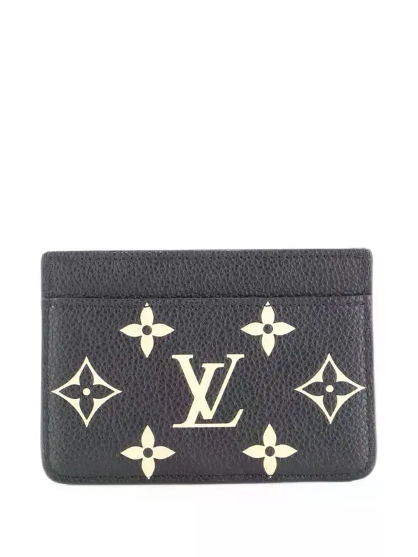 LOUIS VUITTON Bicolor Monogram Empreinte Giant Card Holder
