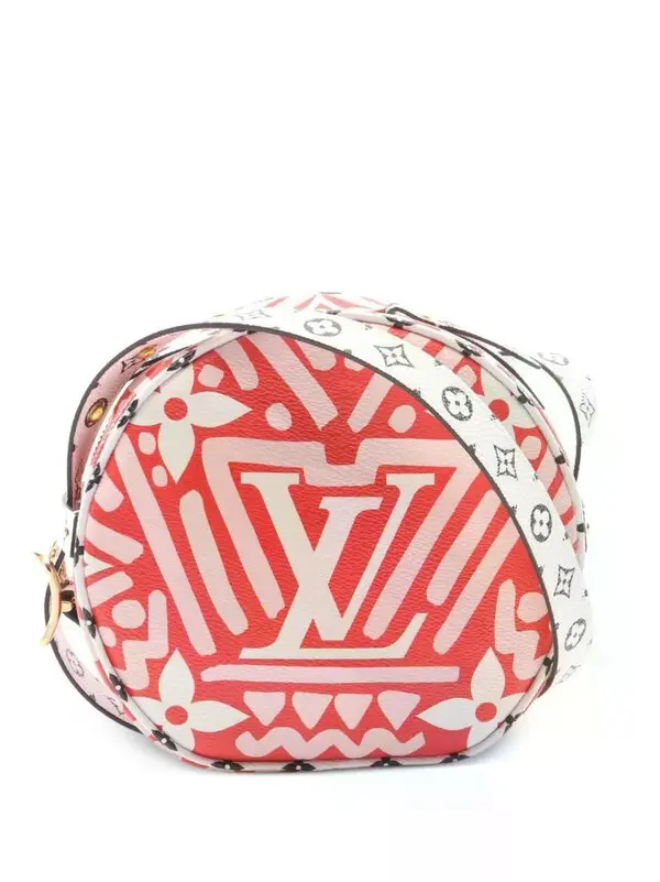 LOUIS VUITTON Craft Monogram Giant Mini Boite Chapeau Souple Bag - Red