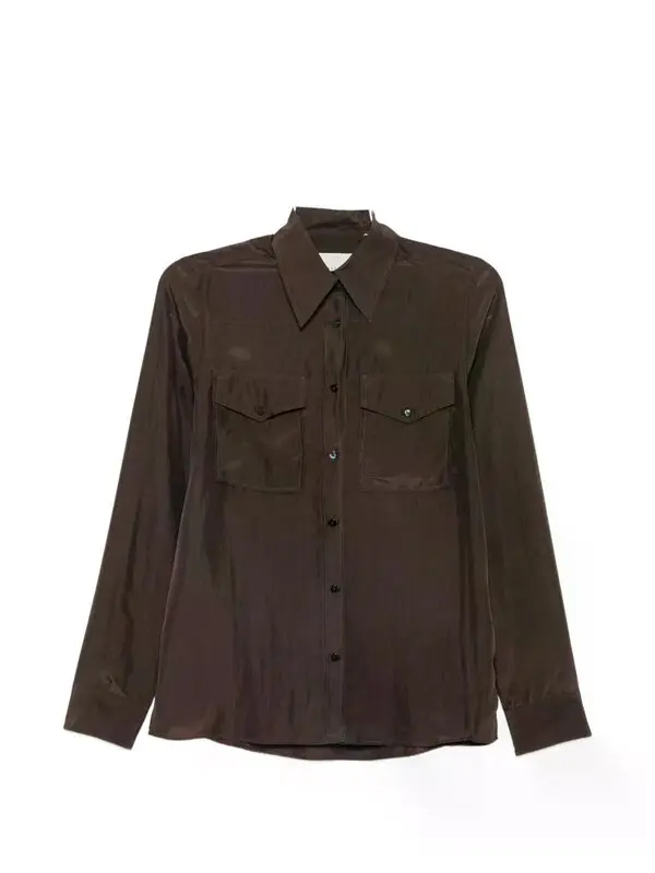 XACUS Flap-pocket Shirt - Brown