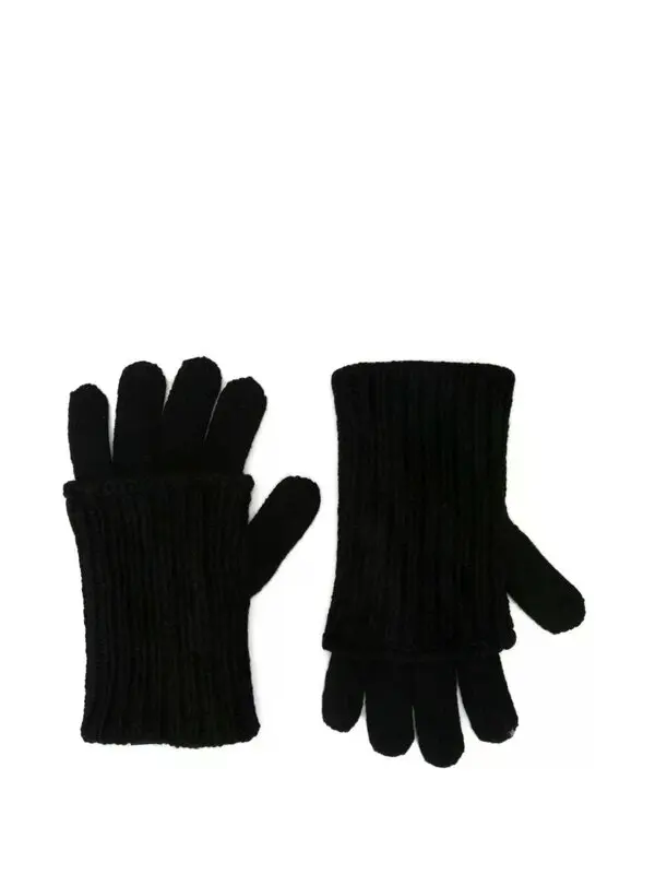 Our Legacy Fold-over-design Gloves - Black