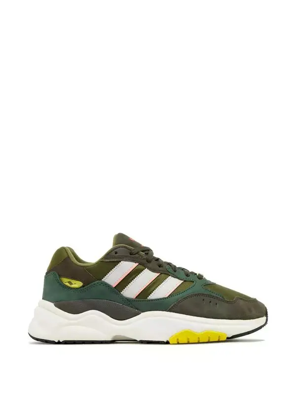 Adidas Retropy F90 Panelled Sneakers - Green