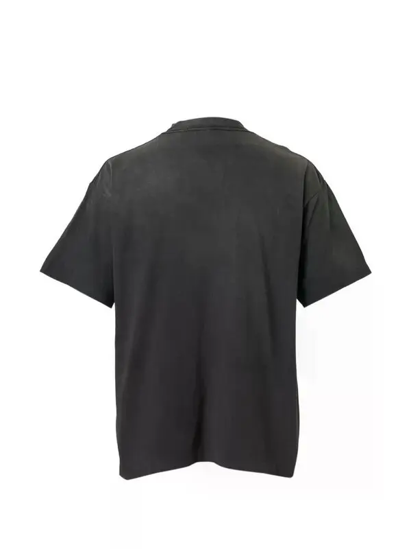 SAINT MXXXXXX Graphic-print Distressed T-shirt