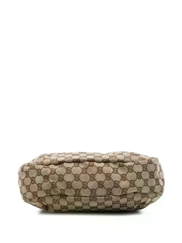 Gucci Gg Canvas Web Hobo Shoulder Bag