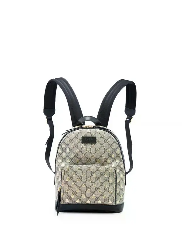 Gucci 2016-2026 Small Gg Supreme Bee Backpack - Neutrals