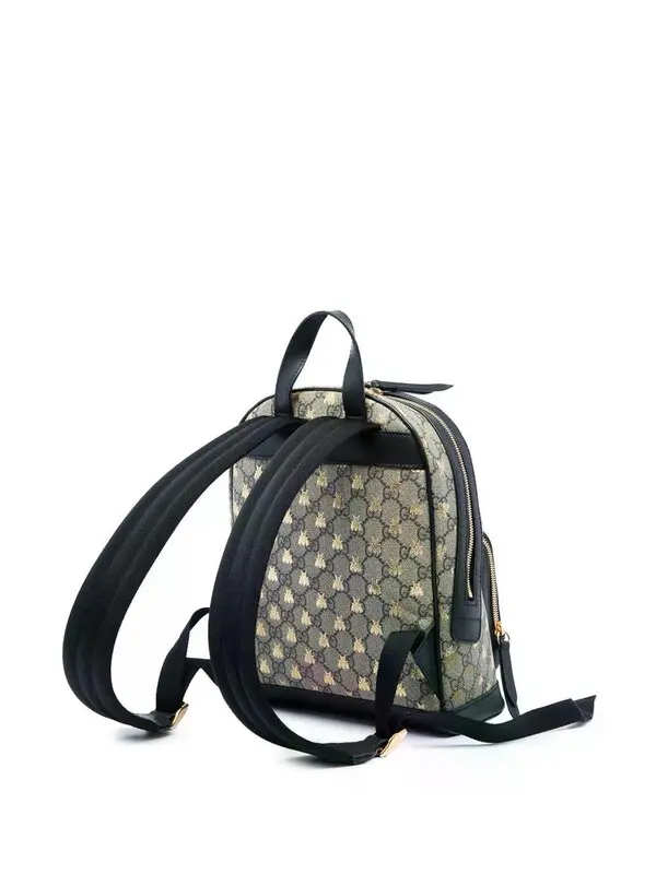 Gucci 2016-2026 Small Gg Supreme Bee Backpack