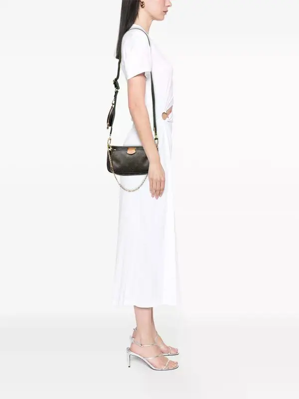 LOUIS VUITTON Monogram Multi Pochette Accessoires Satchel - Brown
