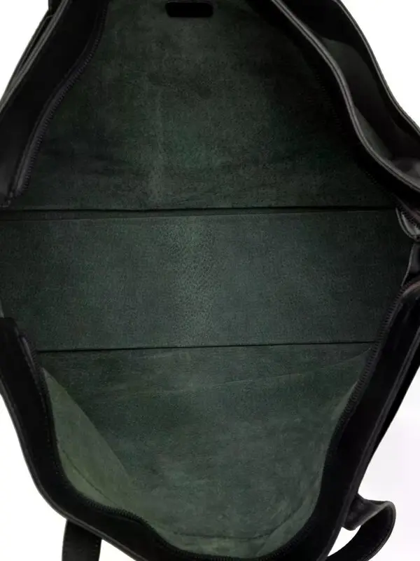 Loewe 1990-2010 Leather Anagram Shopper Tote Bag