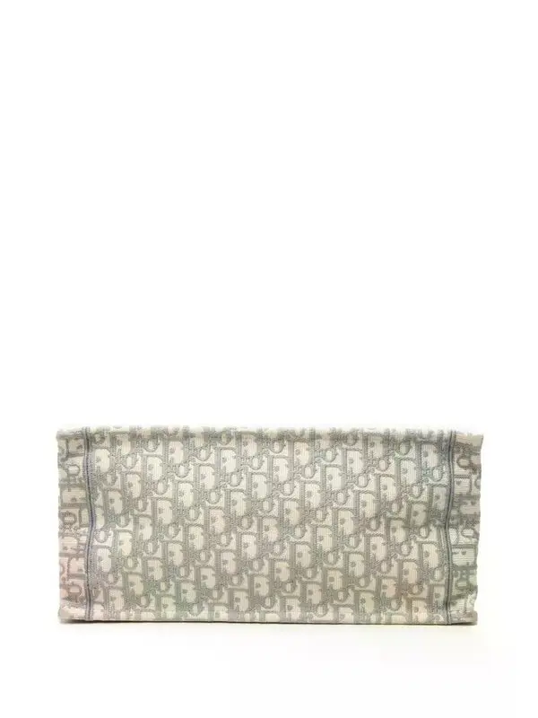 Dior 2019 Medium Oblique Embroidered Canvas Book Tote Bag