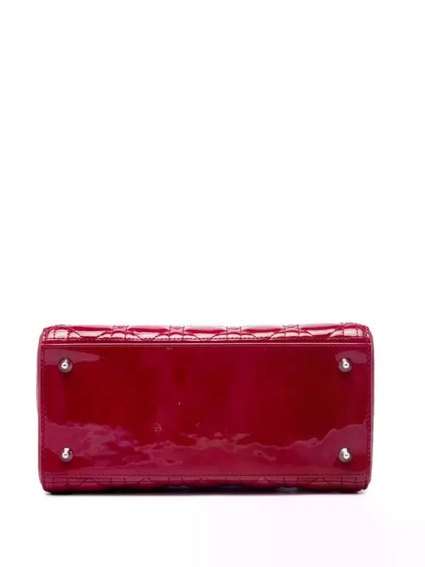 Dior 2014 Medium Patent Cannage Lady Satchel
