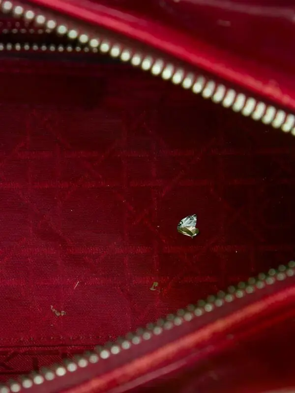 Dior 2014 Medium Patent Cannage Lady Satchel