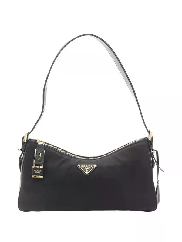 Prada 2012-2026 Tessuto Shoulder Bag - Black