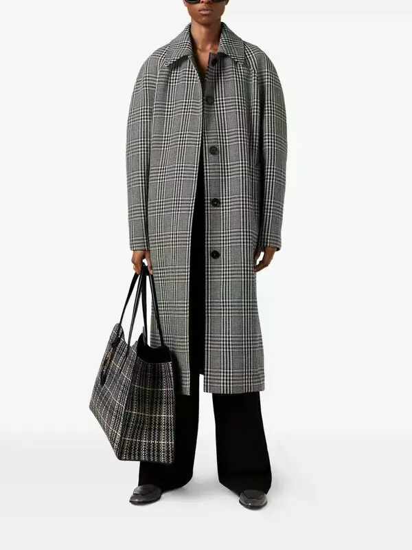 Stella McCartney Prince Of Wales Check Belted Coat
