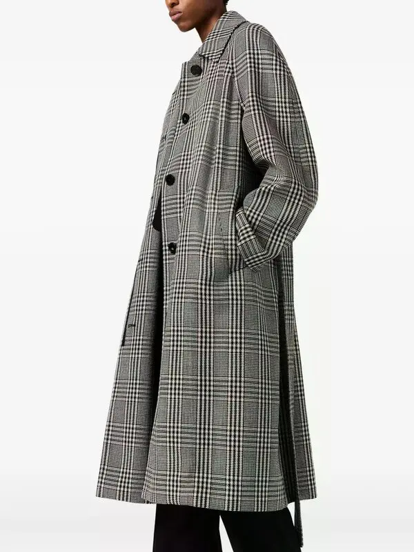 Stella McCartney Prince Of Wales Check Belted Coat
