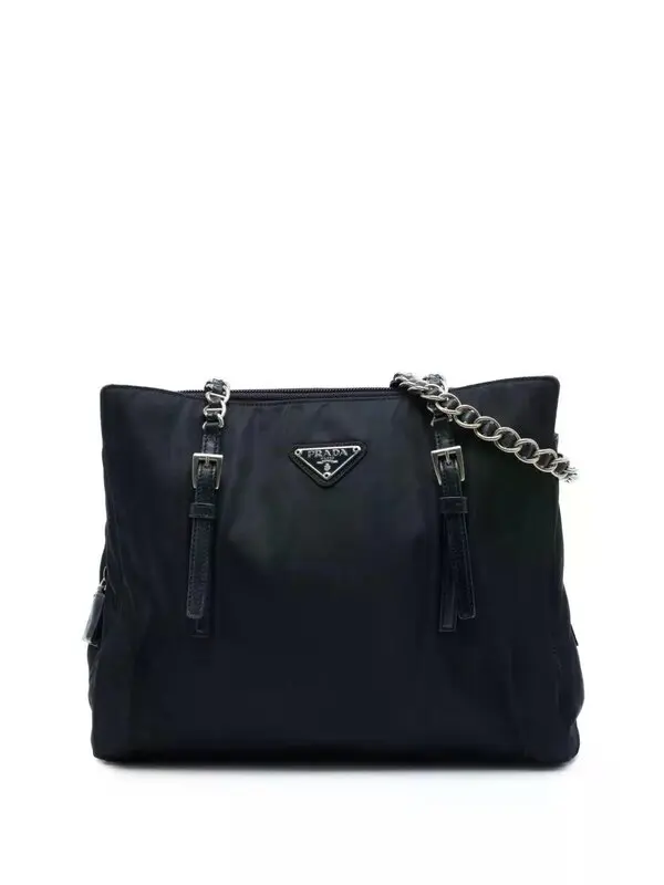 Prada 2000-2013 Tessuto Chain Tote Bag