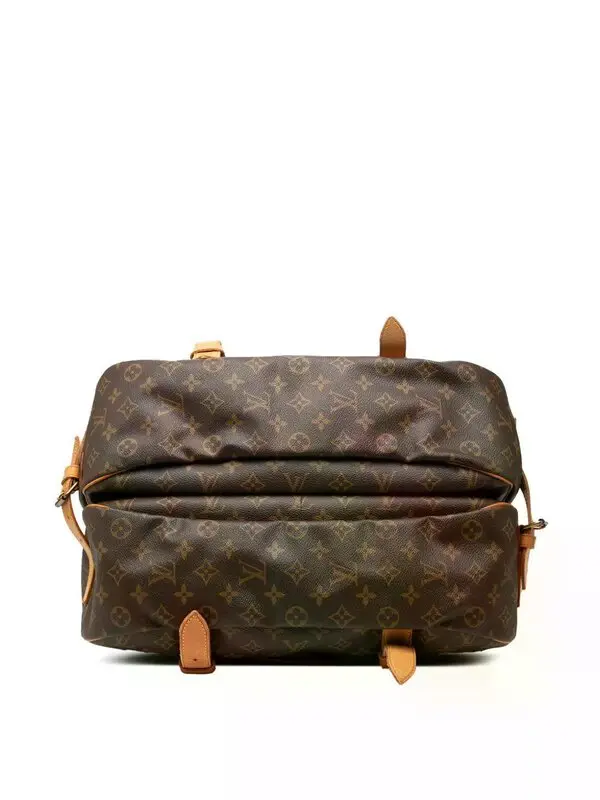 LOUIS VUITTON 1990 Monogram Saumur 43 Travel Bag