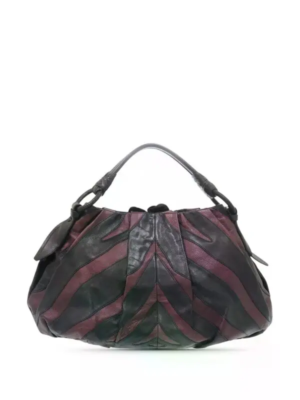 Prada 2010-2026 Nappa Mordore Ruffle Hobo Bag