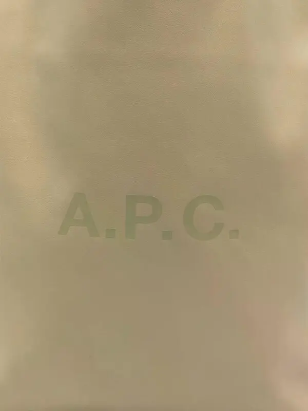 A.p.c. Logo-print Leather Tote Bag
