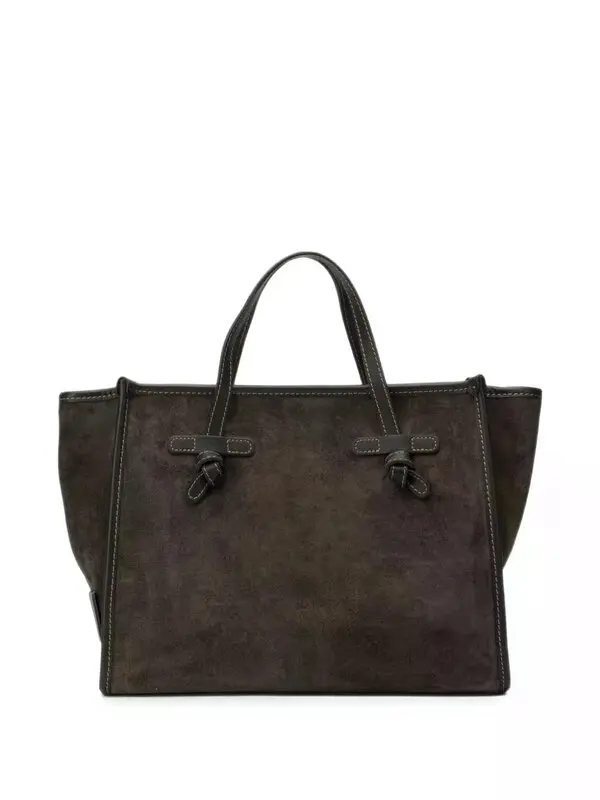 GIANNI CHIARINI Medium Miss Marcella 32 Suede-finish Tote Bag