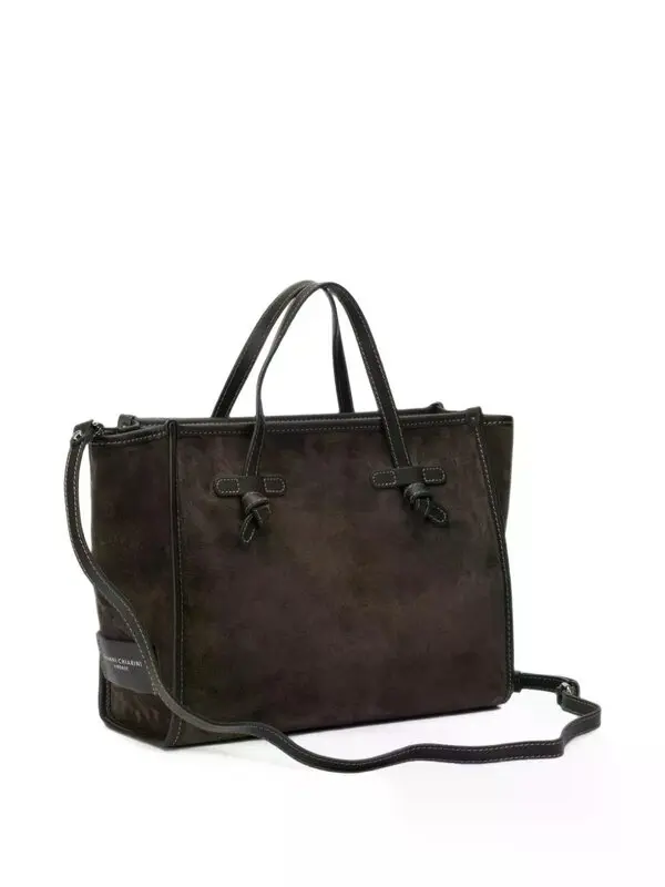 GIANNI CHIARINI Medium Miss Marcella 32 Suede-finish Tote Bag