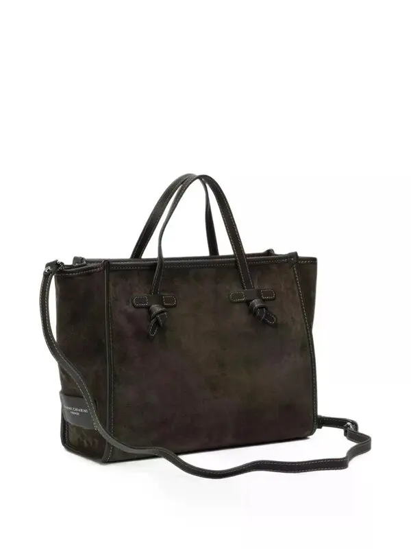 GIANNI CHIARINI Medium Miss Marcella 32 Suede-finish Tote Bag