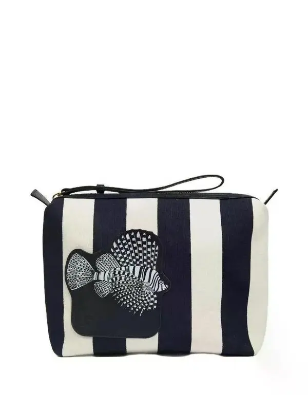 INOUI EDITIONS Striped Makeup Bag