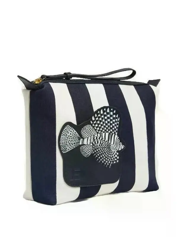 INOUI EDITIONS Striped Makeup Bag