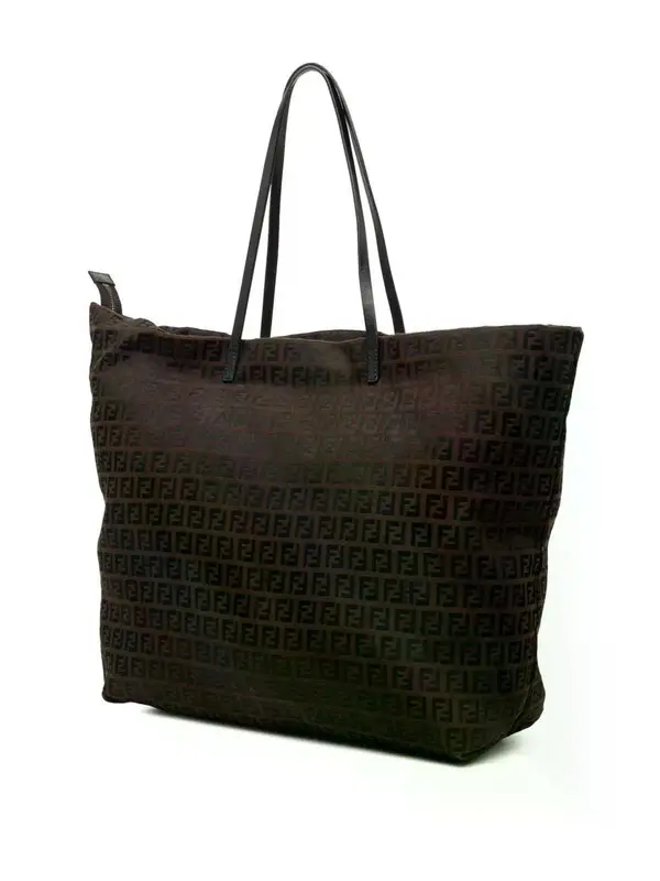 Fendi 2000-2010 Zucchino Canvas Tote Bag