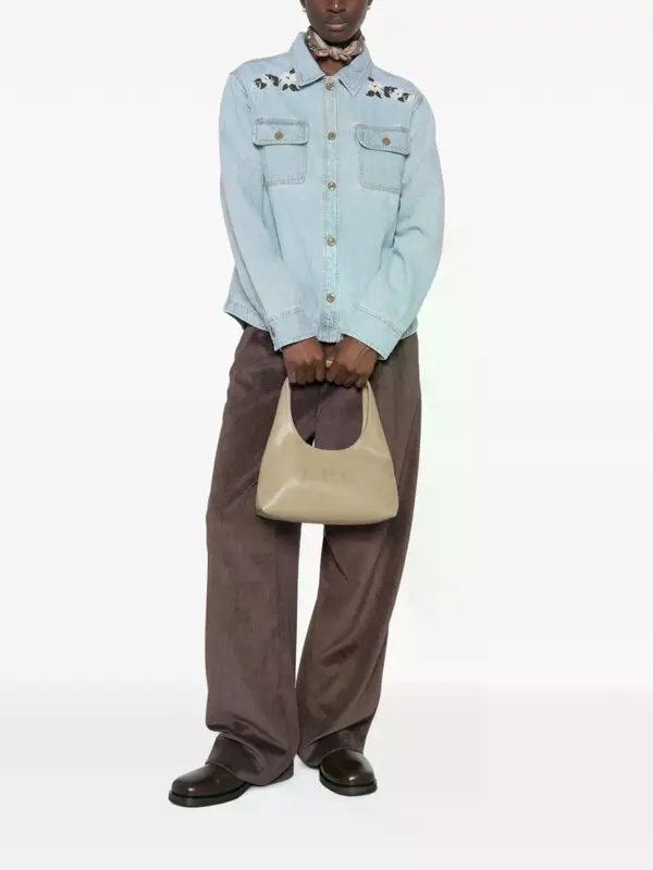 A.p.c. Logo-print Leather Tote Bag