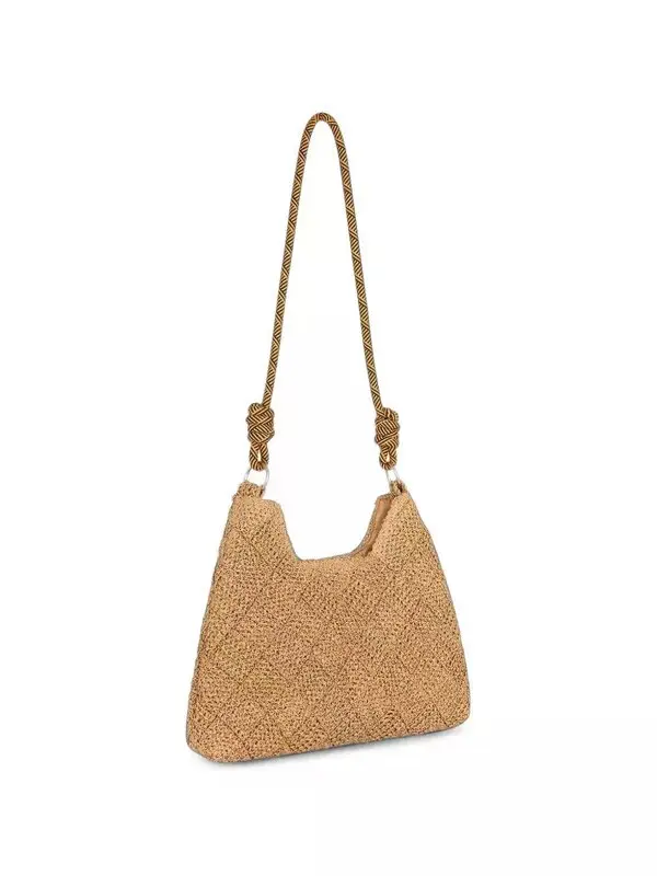 HINNOMINATE Quilted-finish Logo-embroidered Shoulder Bag