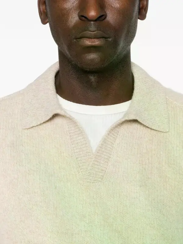 04651 / A TRIP IN A BAG Polo-collar Sweater