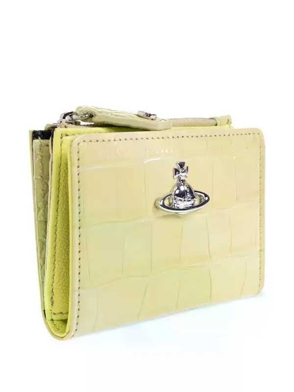 VIVIENNE WESTWOOD Orb Crocodile-effect Wallet